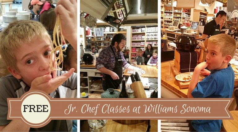 Williams Sonoma Junior Chef Classes - LexFun4Kids