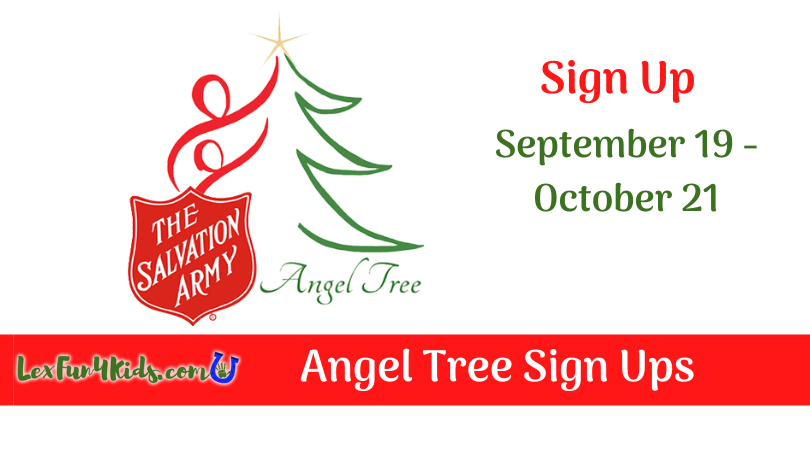 Salvation Army Angel Tree Sign Ups - LexFun4Kids