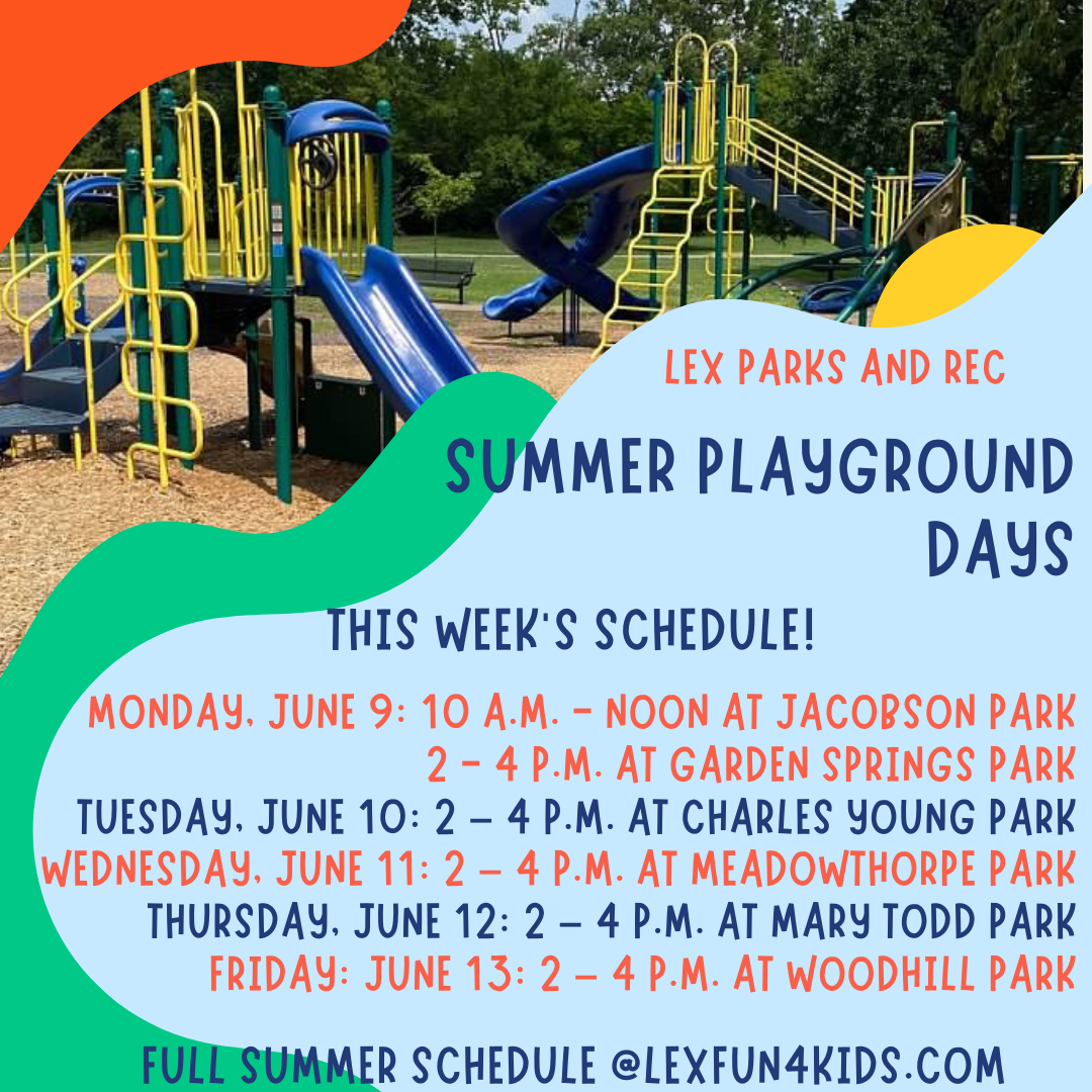Summer Playground Days Special Program - LexFun4Kids